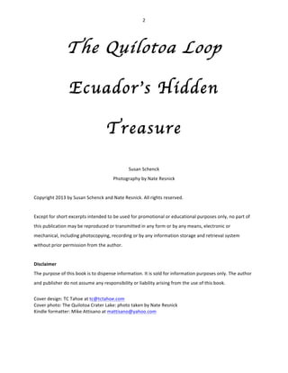 Quilotoa Loop, Ecuador´s hidden secret | PDF