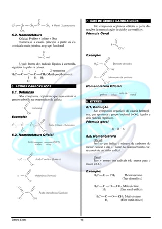 Quimica 003 funcoes oxigenadas | PDF