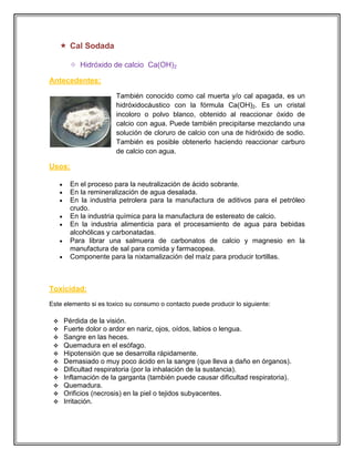 Quimica 1 | DOCX