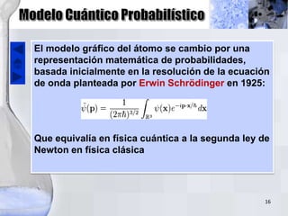 Quimica 1 (atomo cuantico) | PPTX