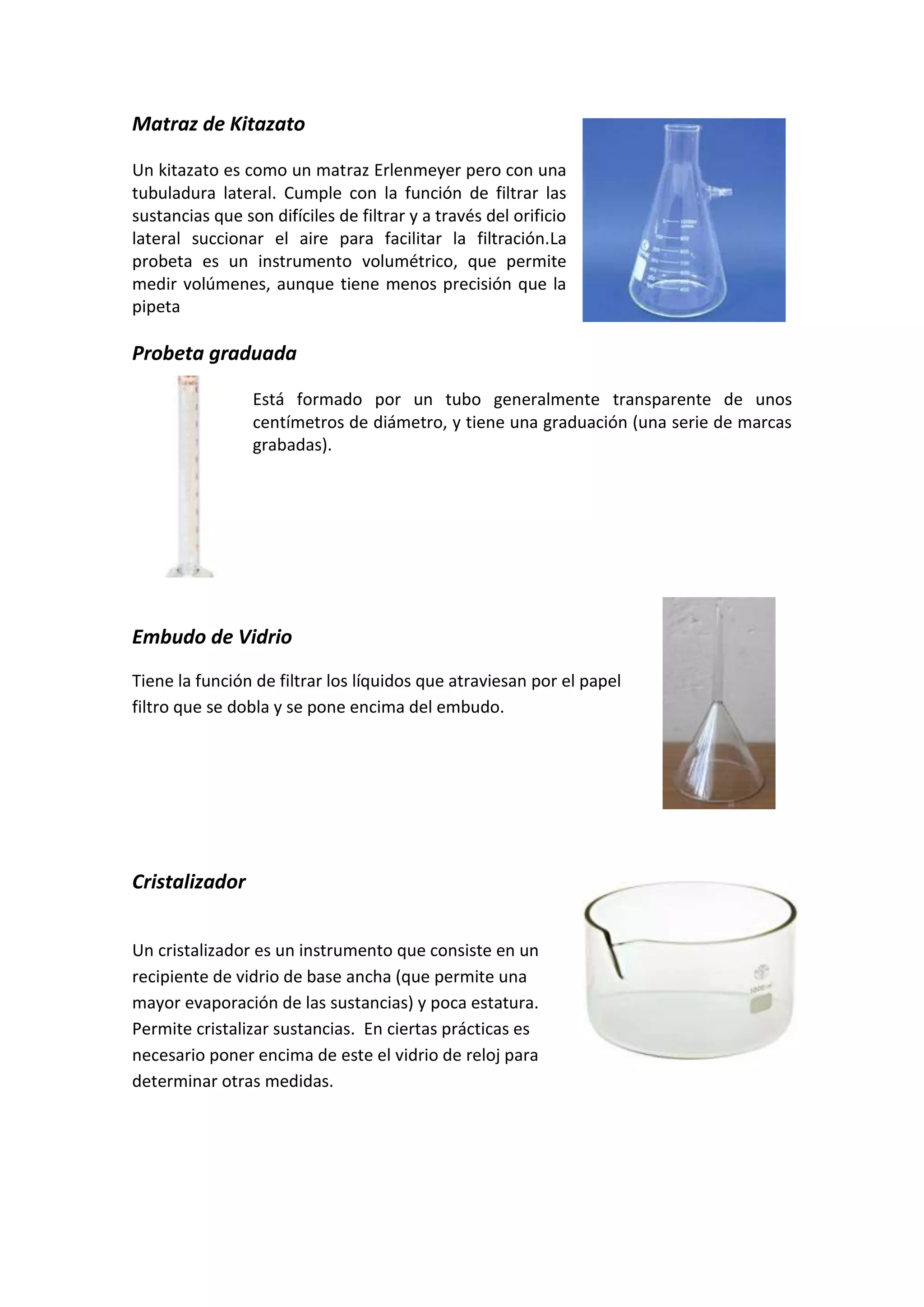 Quimica-Laboratorio Practica Conocimiento del material del laboratorio ...