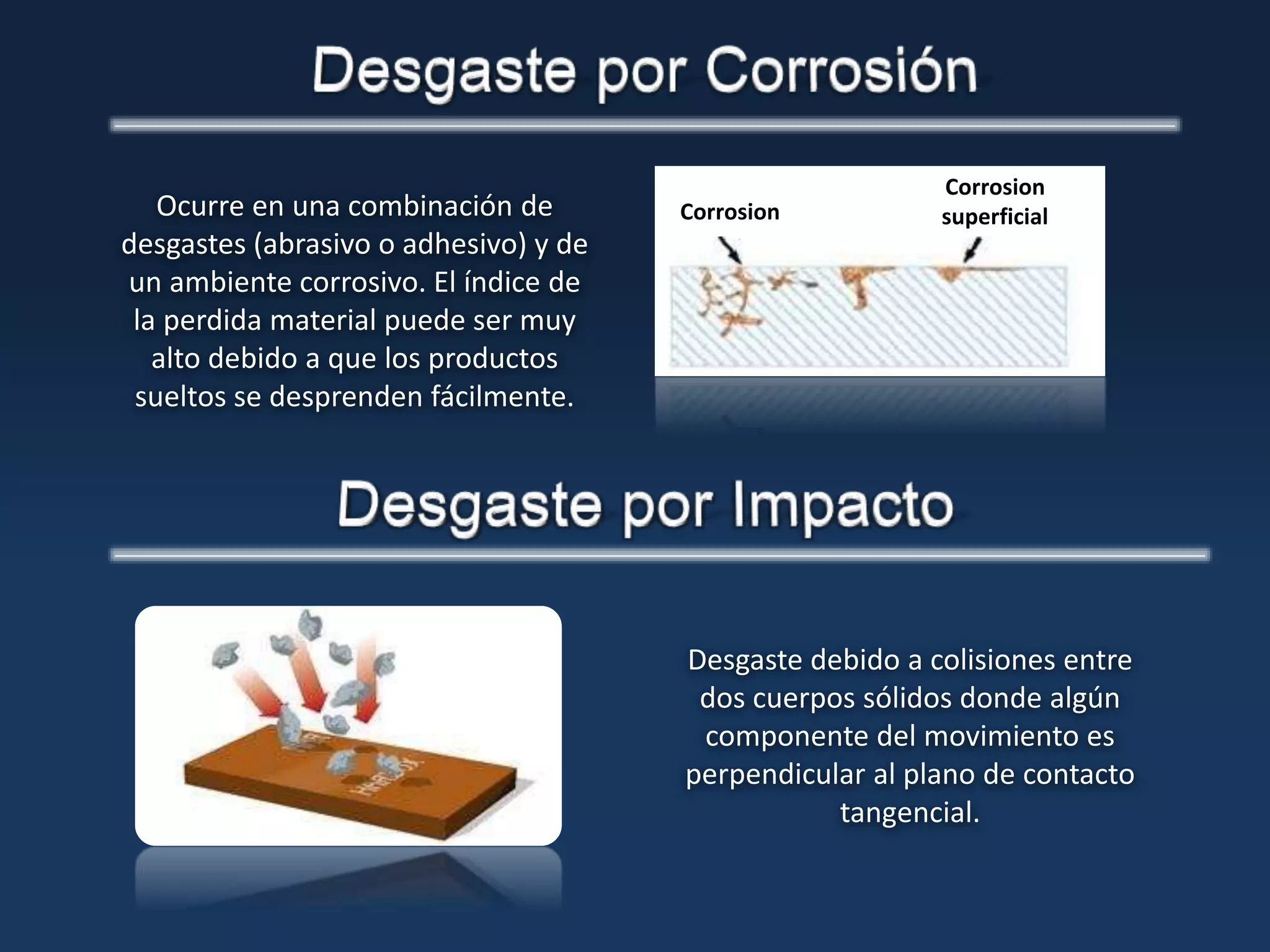 "Desgaste, Oxidación y Corrosión" | PPTX