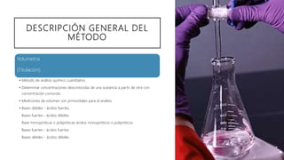 Química Analítica Volumetría | PPTX