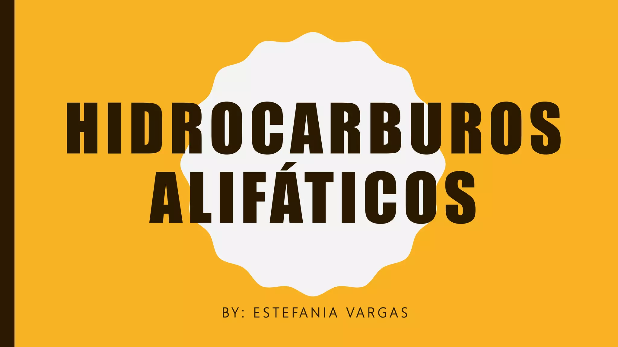 HIDROCARBUROS ALIFATICOS | PPTX
