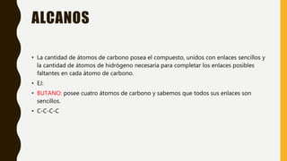 HIDROCARBUROS ALIFATICOS | PPTX