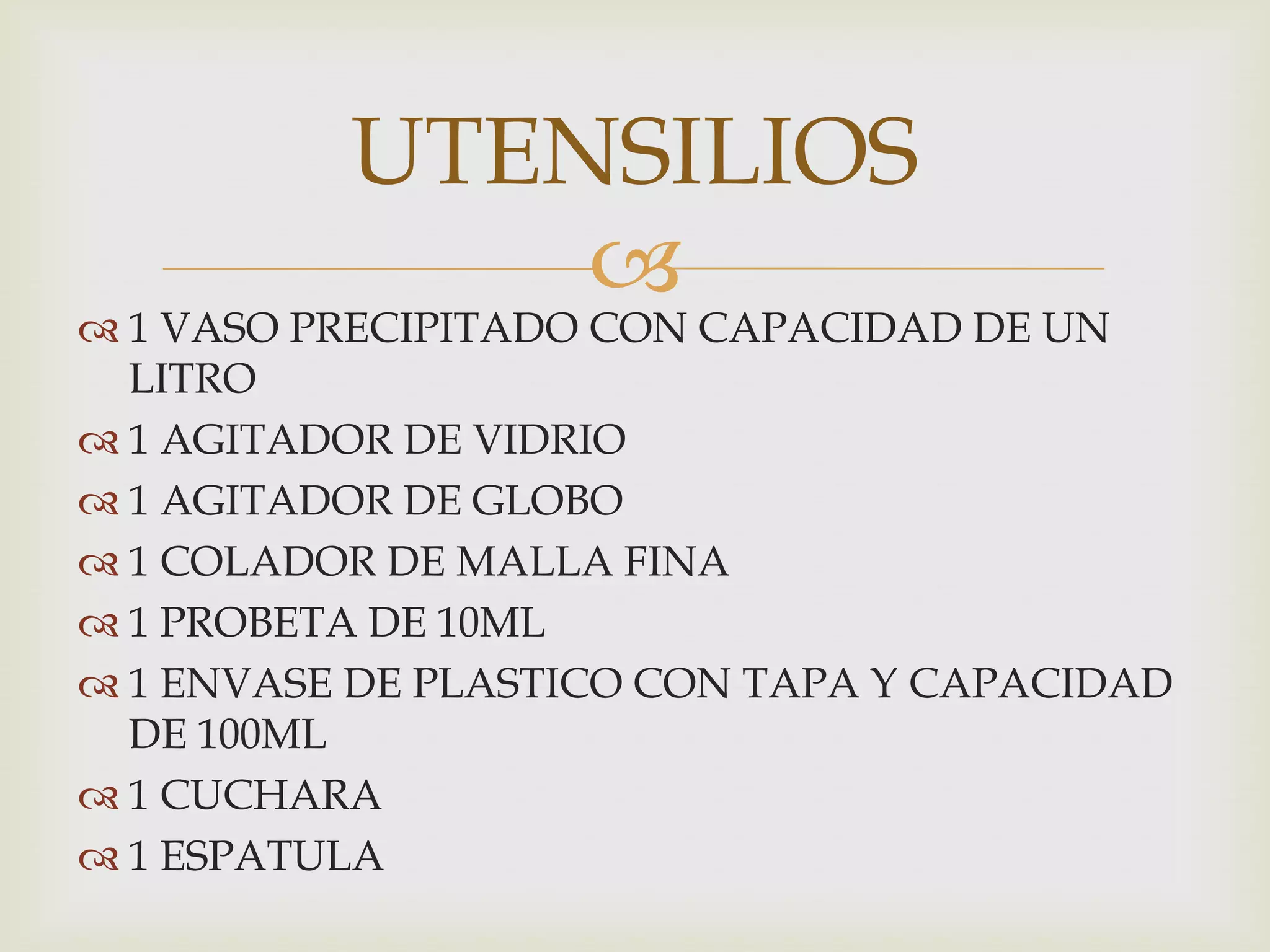 Quimica gel antibacterial | PPT