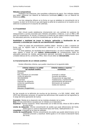 Quimiometria leccion-6-validacion-de-metodos-notas-de-clase | PDF