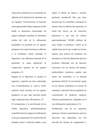 Quimiotaxis- Proyecto de inmunologia | PDF