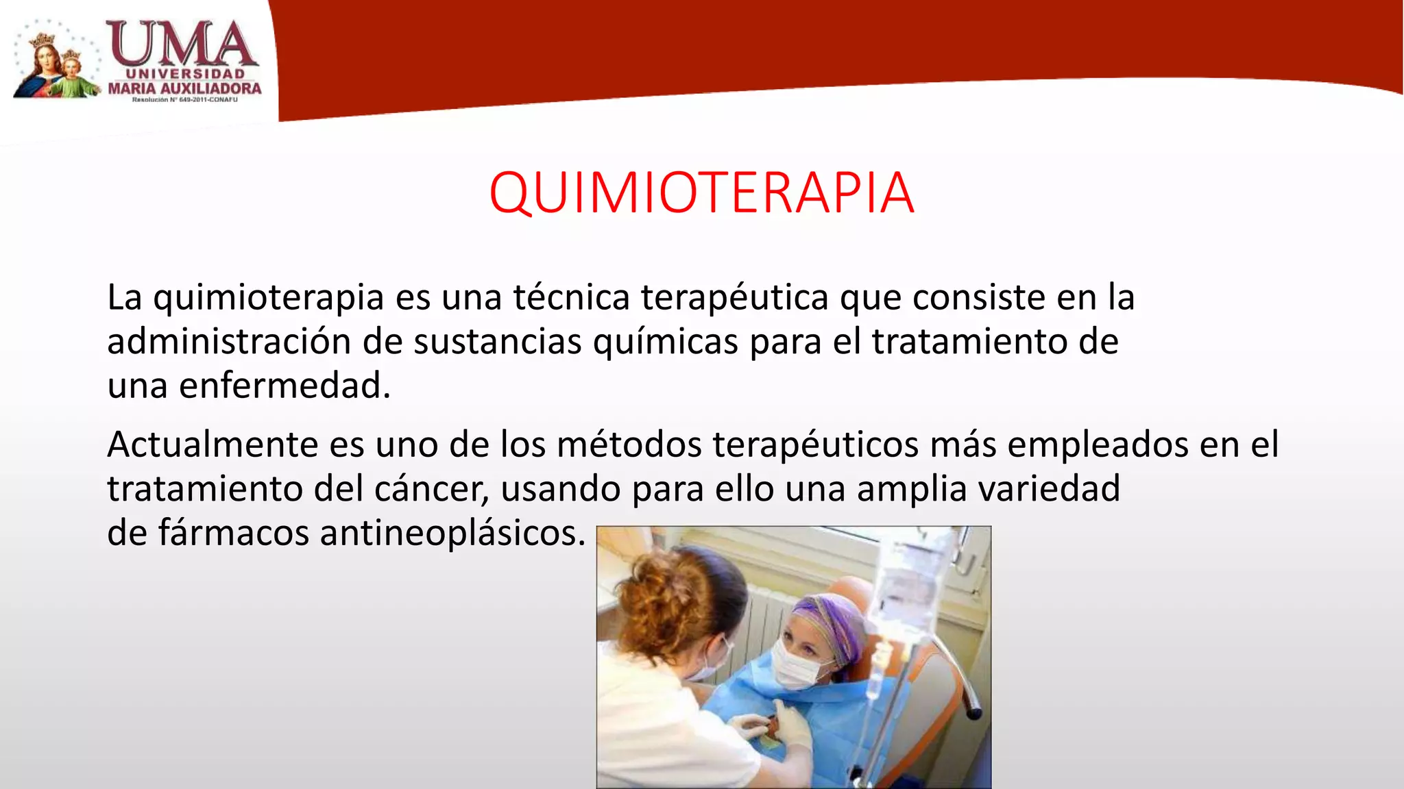 QUIMIOTERAPIA Y RADIOTERAPIA CUIDADOS DE ENFERMERIA | PPTX