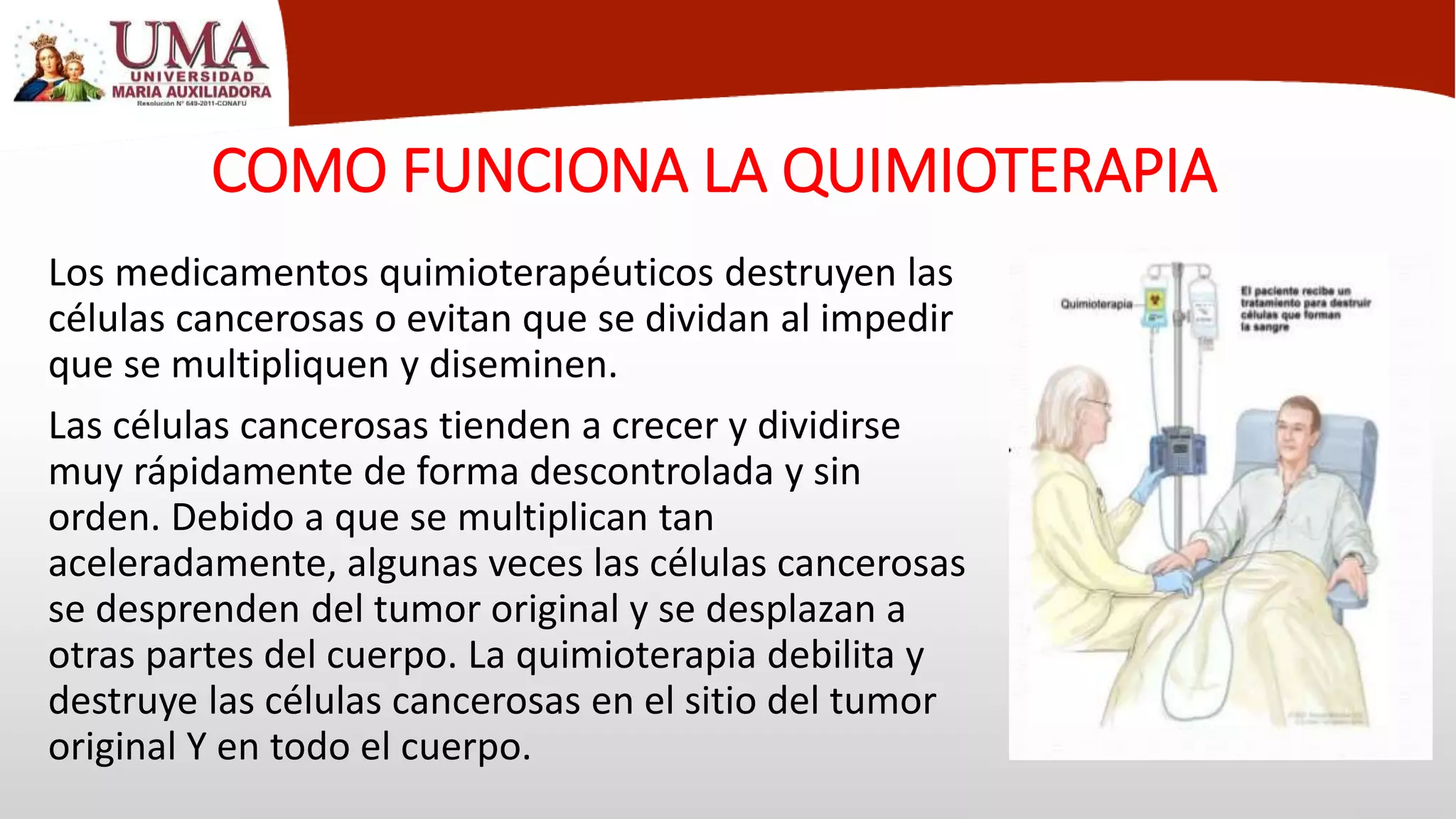 QUIMIOTERAPIA Y RADIOTERAPIA CUIDADOS DE ENFERMERIA | PPTX
