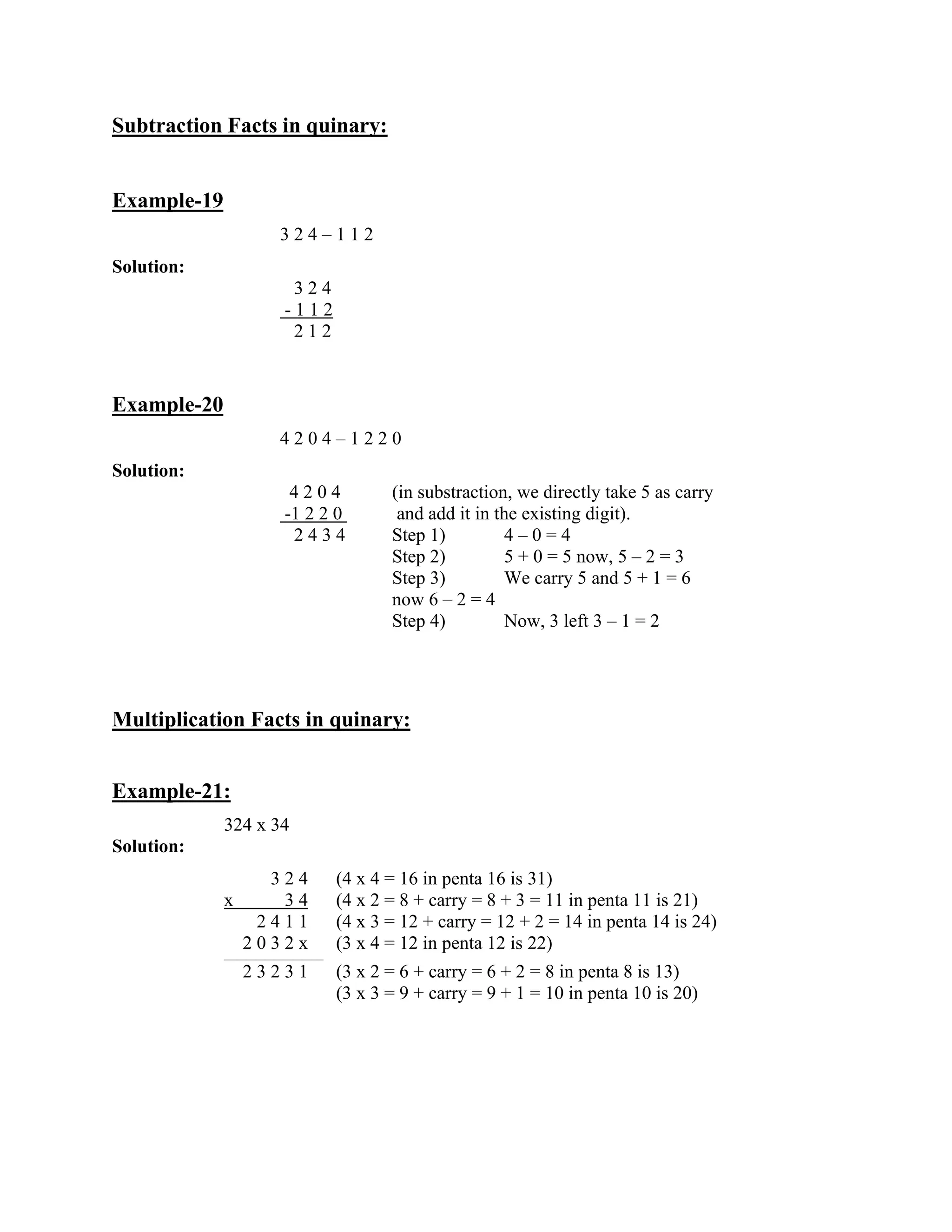 Quinary base five | PDF