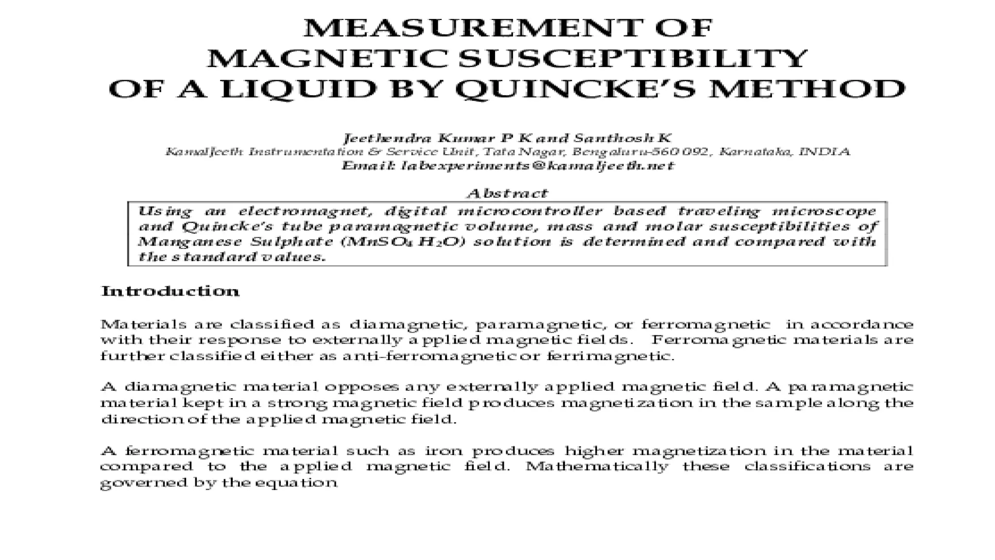 Quinck's method | PPTX