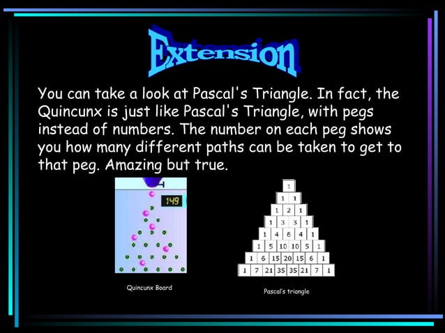 Quincunx Board Experiment | PPT