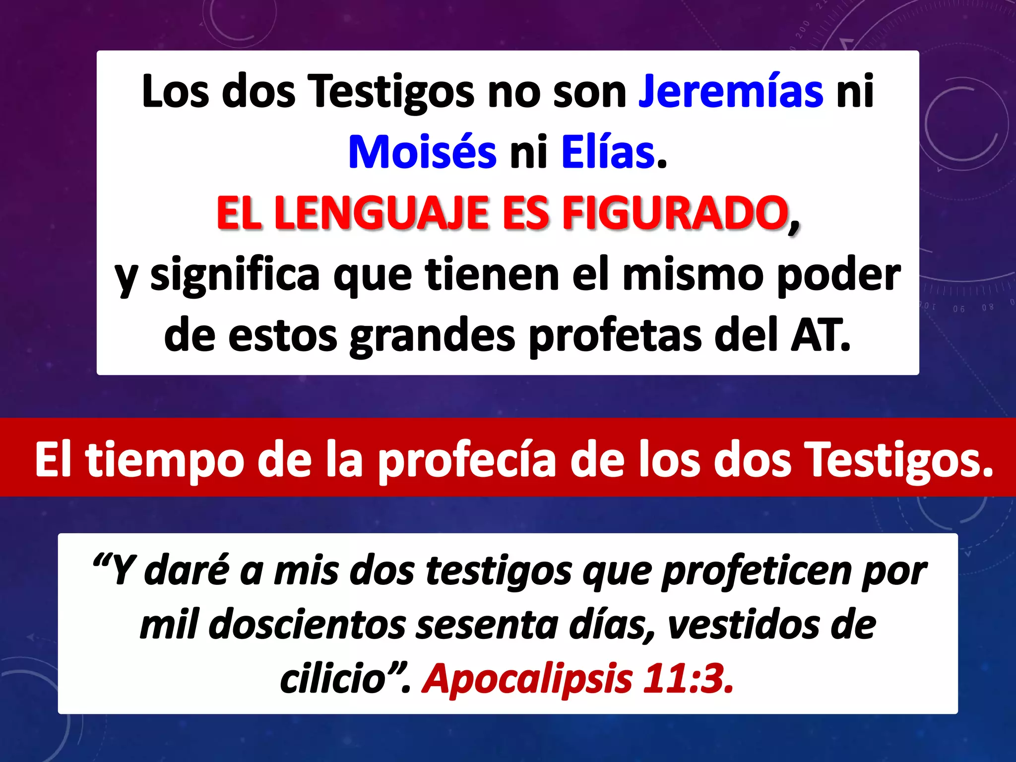 Quiénes son los dos testigos de apocalipsis 11. | PPTX