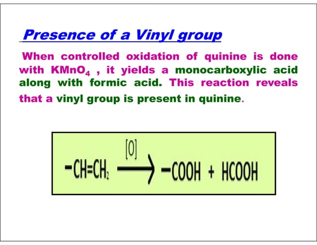 Quinine - Constitution | PDF | Chemistry | Science
