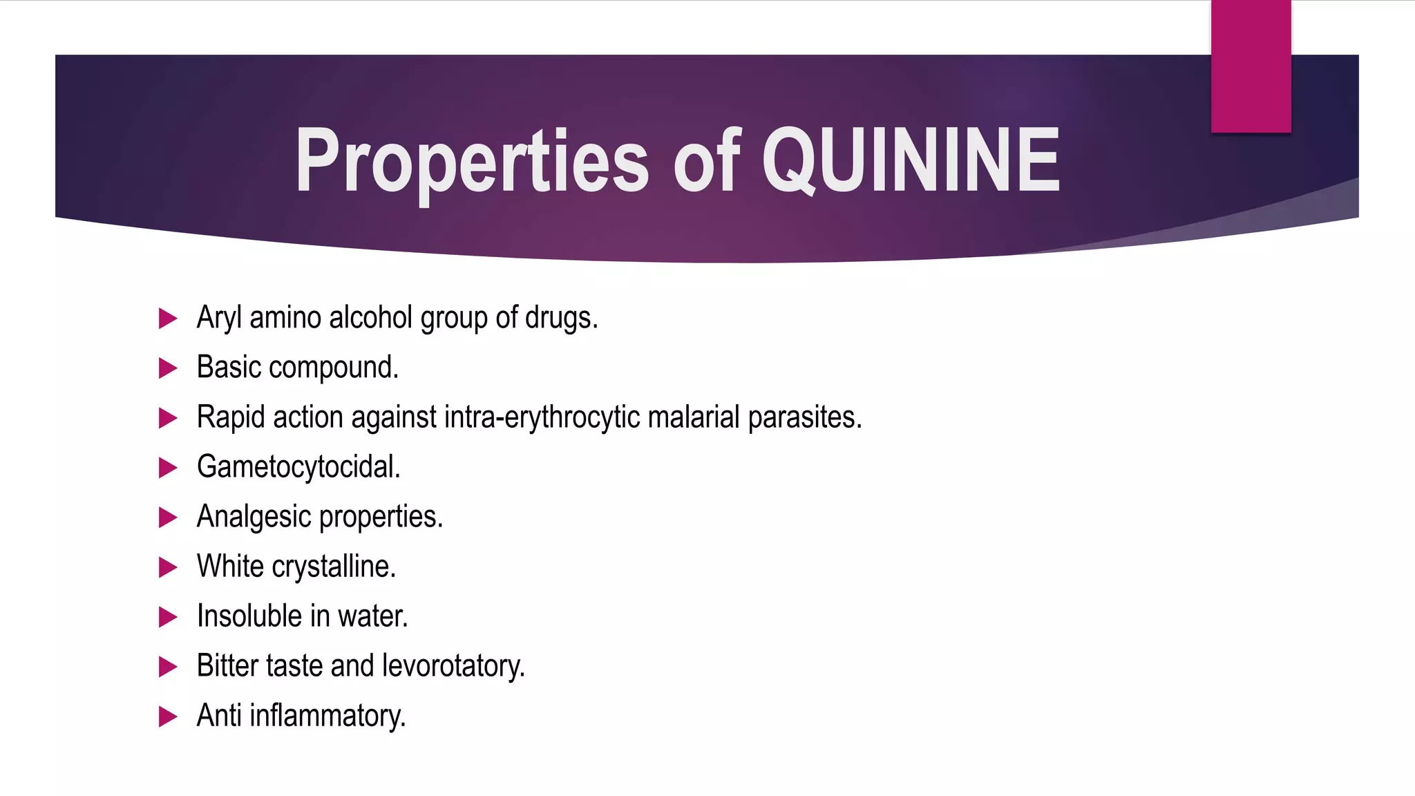 Quinine (2) | PPTX