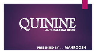 Quinine (2) | PPTX