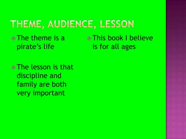 How I Became a Pirate by quinn | PPTX