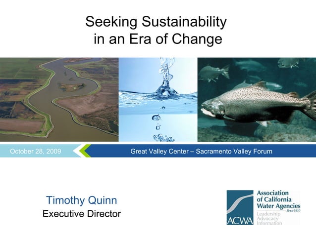 Seeking Sustainability in an Era of Change | PPT