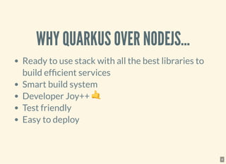 Quinoa: A modern Quarkus UI with no hassles | DevNation tech Talk | PDF