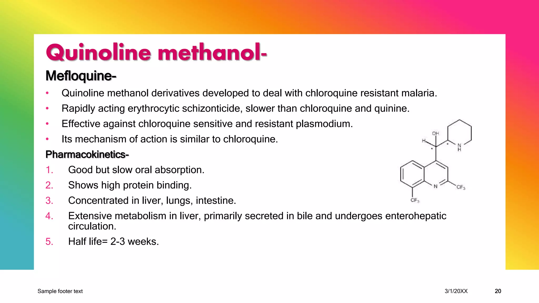 Quinolines- Antimalarial drugs.pptx