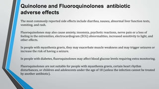 Quinolone antibiotic ( inflammation treatments ) | PPT