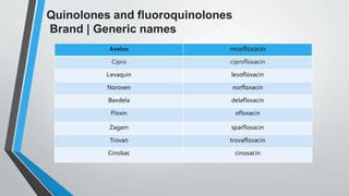 Quinolone antibiotic ( inflammation treatments ) | PPT