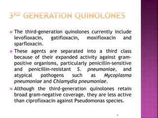 Quinolones | PPTX