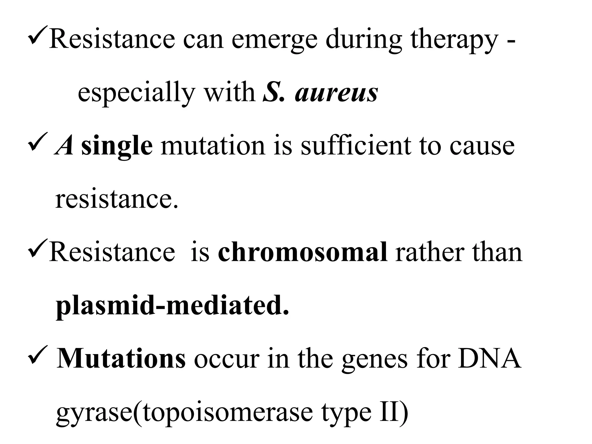 DNA Gyrase Inhibitors -Quinolones,Fluoroquinolones | PPTX
