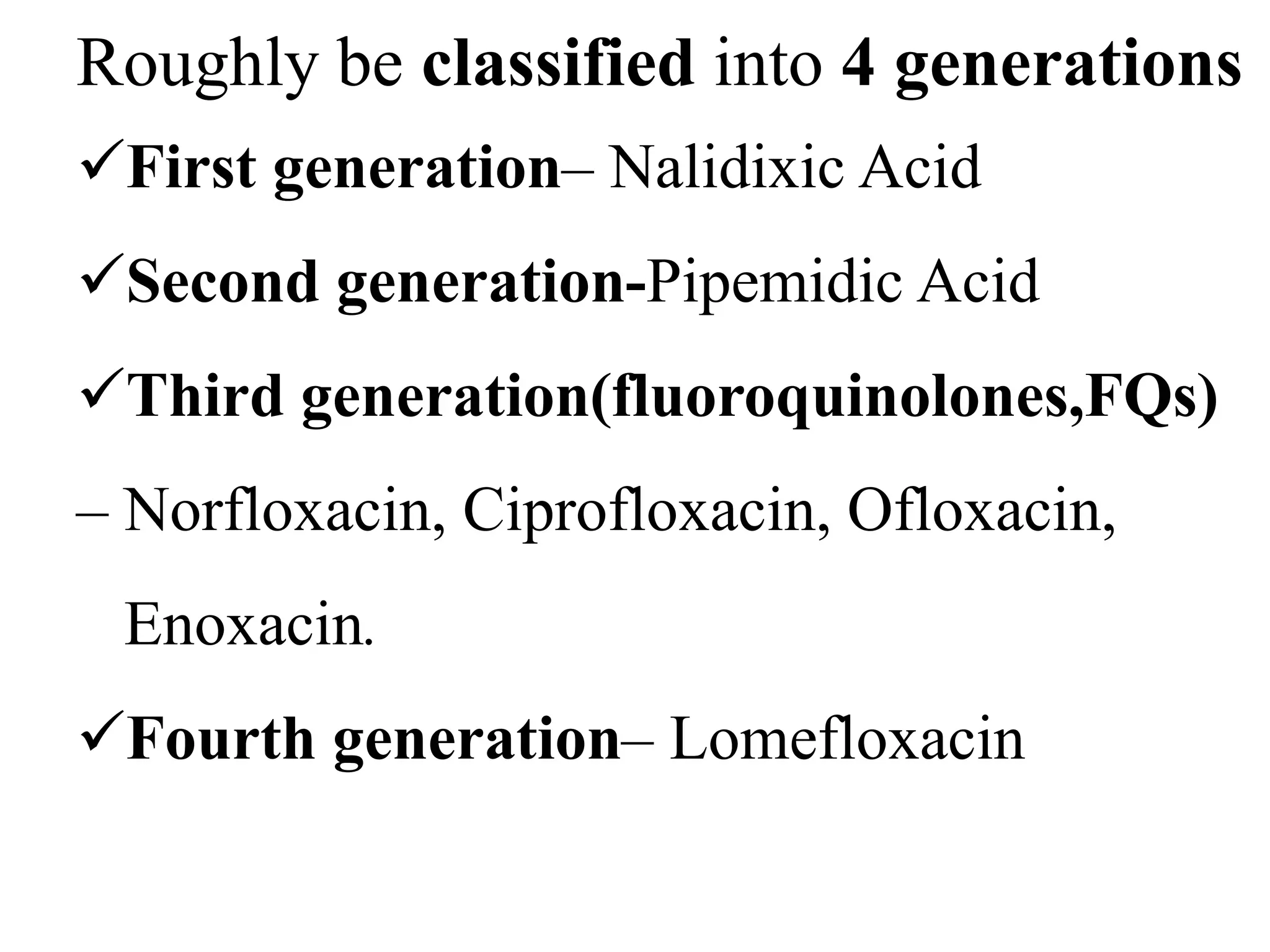 DNA Gyrase Inhibitors -Quinolones,Fluoroquinolones | PPTX