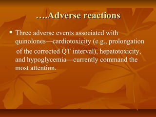 The wonder drug --Quinolones. | PPT