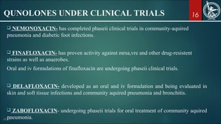 Quinolones and FLUOROQUINOLONES | PPT