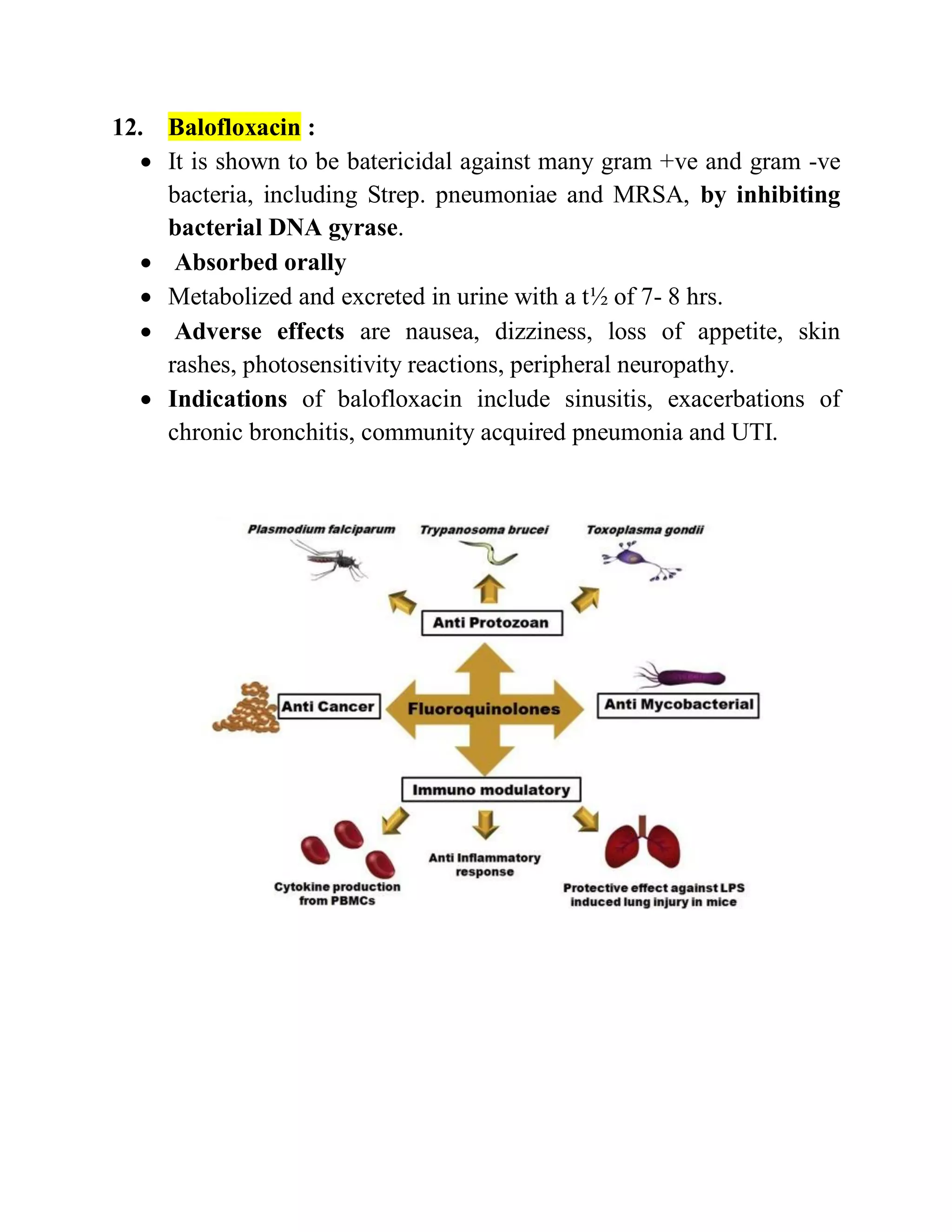 Quinolones & fluoroquinolones | PDF