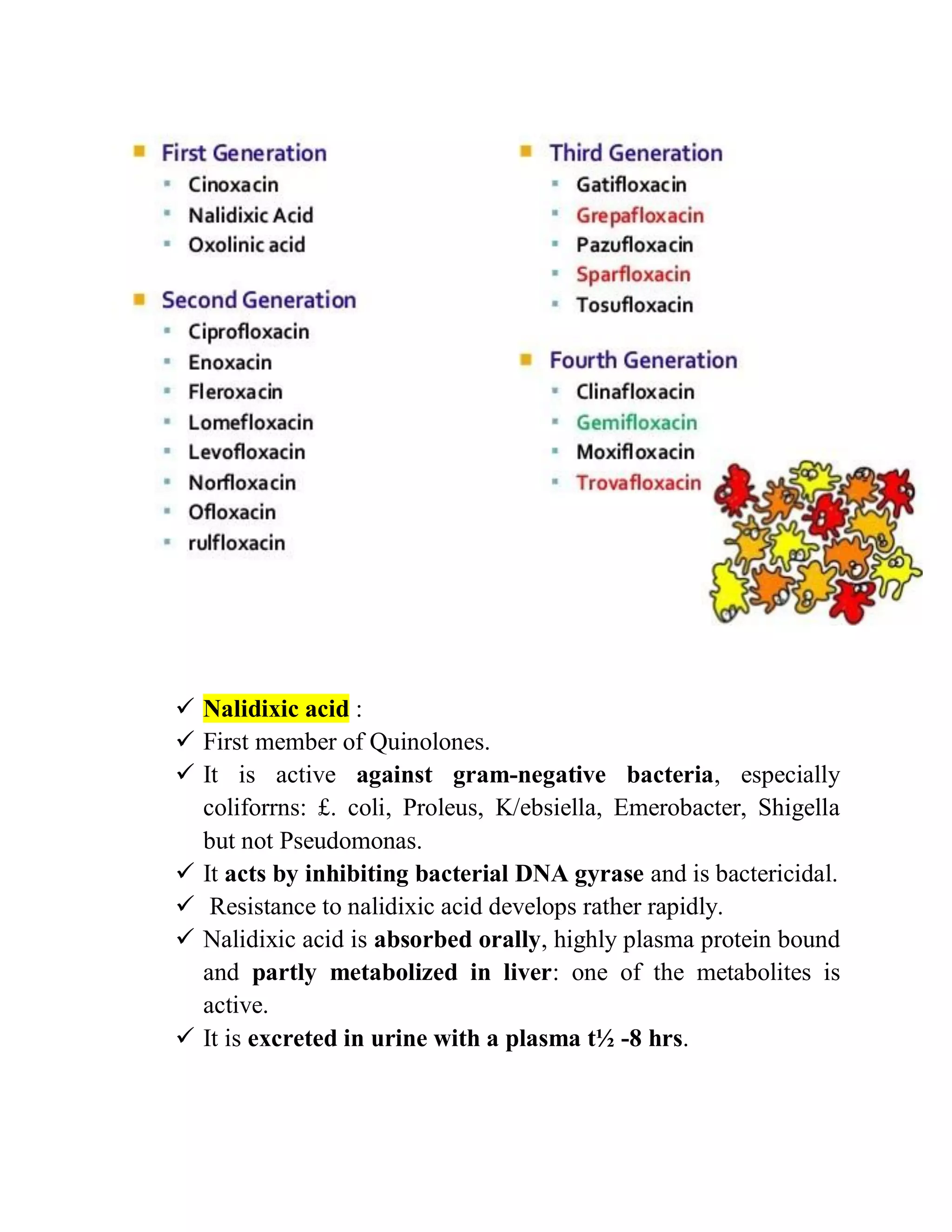 Quinolones & fluoroquinolones | PDF