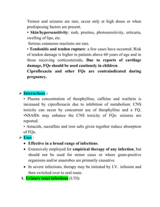 Quinolones & fluoroquinolones | PDF