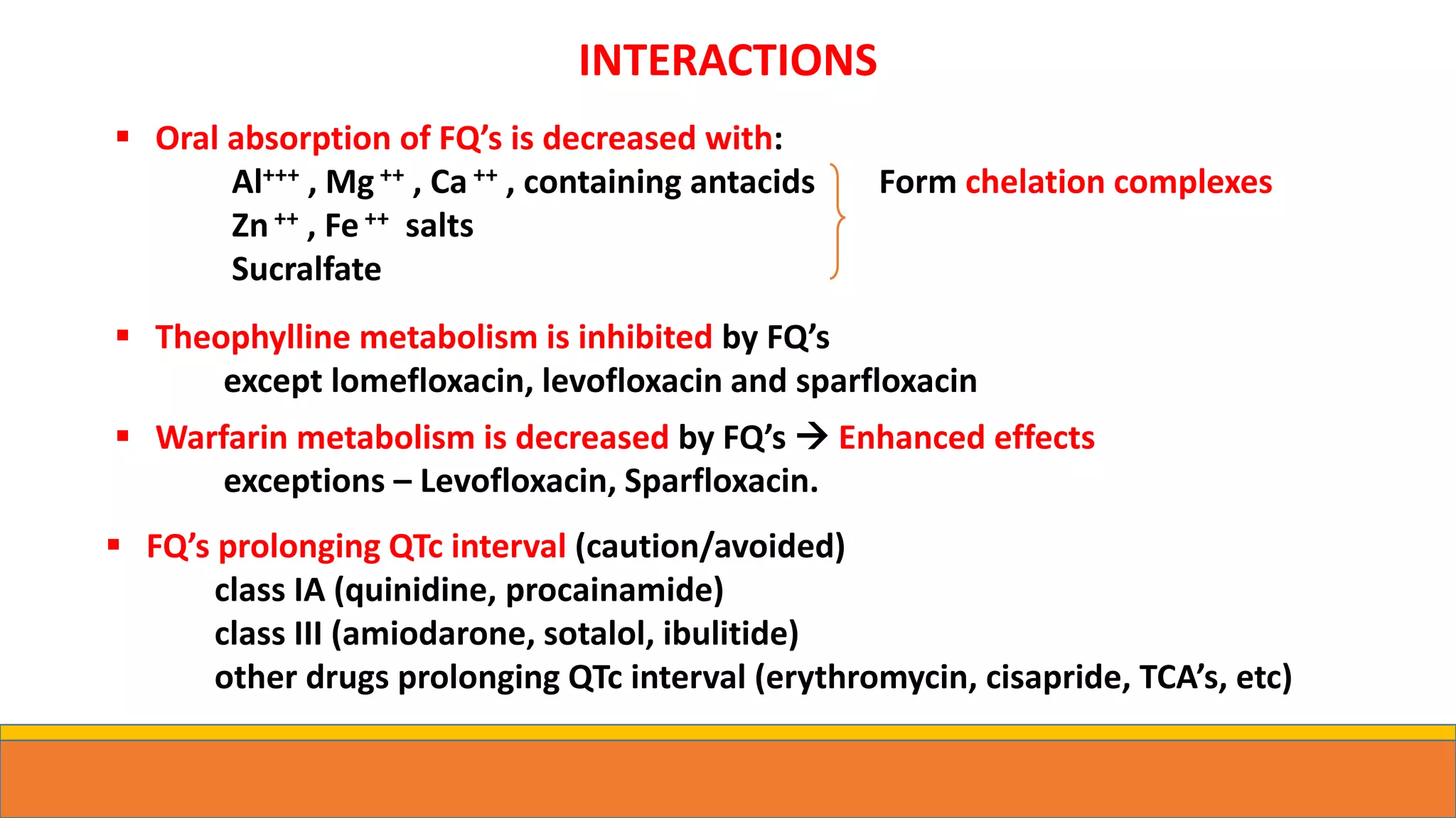 Quinolones & Fluoroquinolones | PPTX