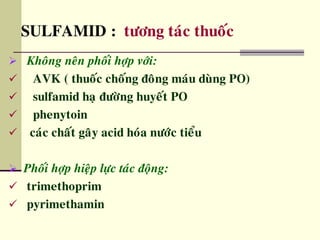 Quinolon va sulfamid | PDF