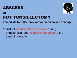 Quinsy or Peritonsillar Abscess | PPTX