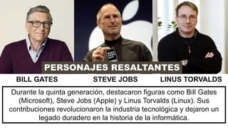 QUINTA SEXTA GENERACION de COMPUTADORAS | PPTX