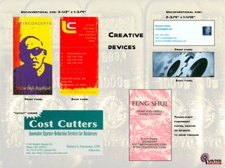 Quinter design bizcrd talk | PPT