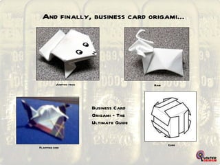 Quinter design bizcrd talk | PPT