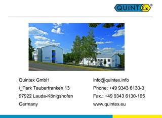Quintex 2 path line bushing | PPT