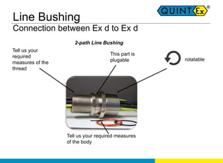 Quintex 2 path line bushing | PPT
