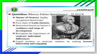 Quintilian's theory | PPTX