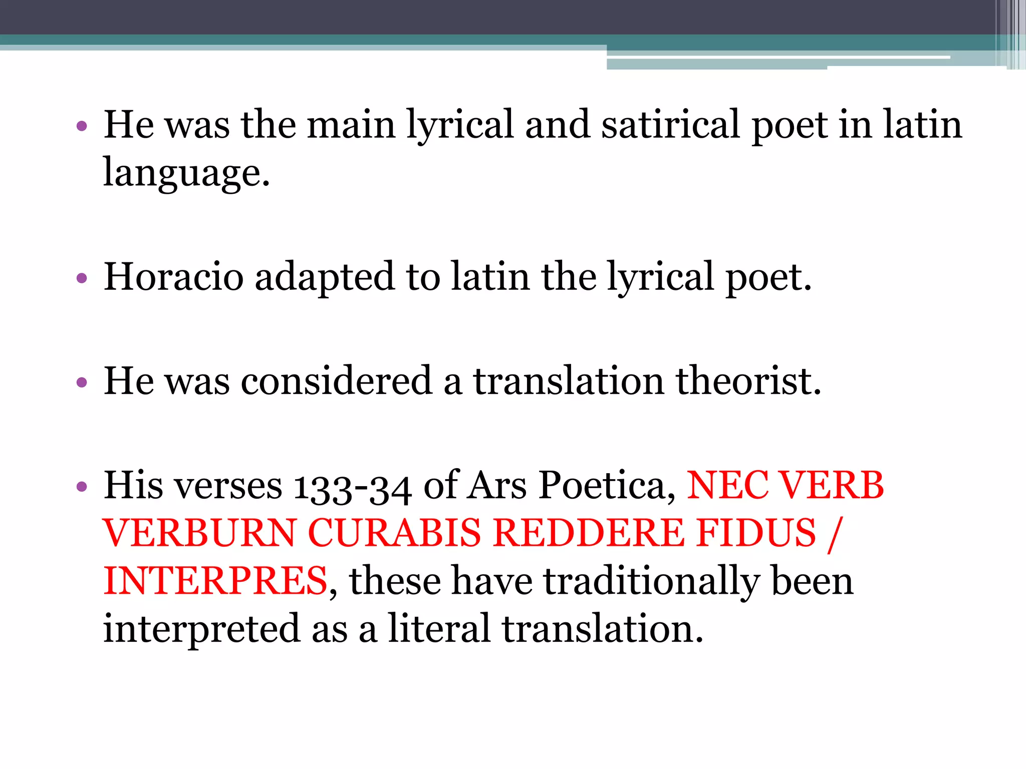 Quinto horacio-flaco | PPTX