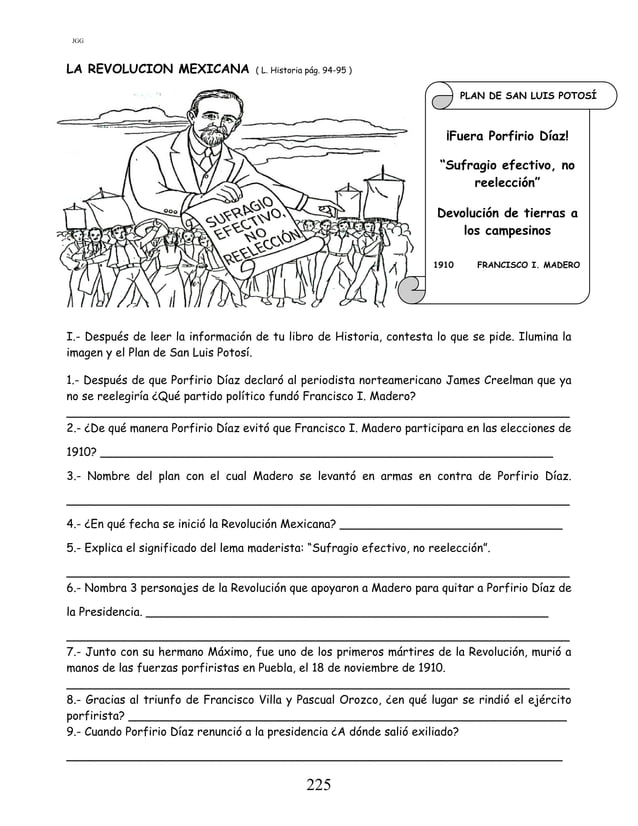 Hojas De Trabajo De Historia De Quinto Grado