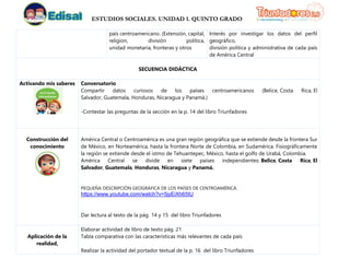 Quinto grado Unidad 1.docx libros Social | DOCX