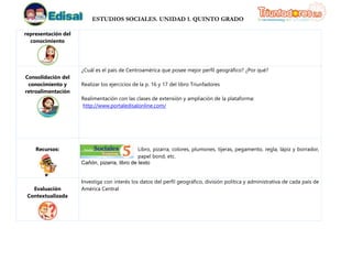 Quinto grado Unidad 1.docx libros Social | DOCX