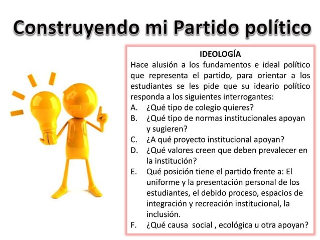 Introducción a partidos políticos estudiantiles | PPTX