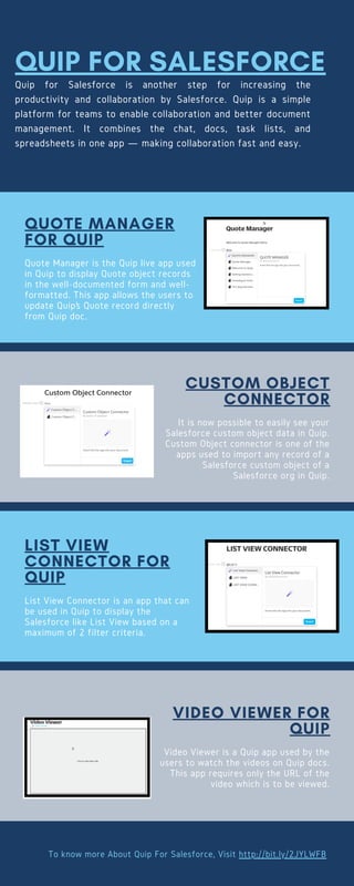 Quip For Salesforce | PDF | Computer Software and Applications | Computing